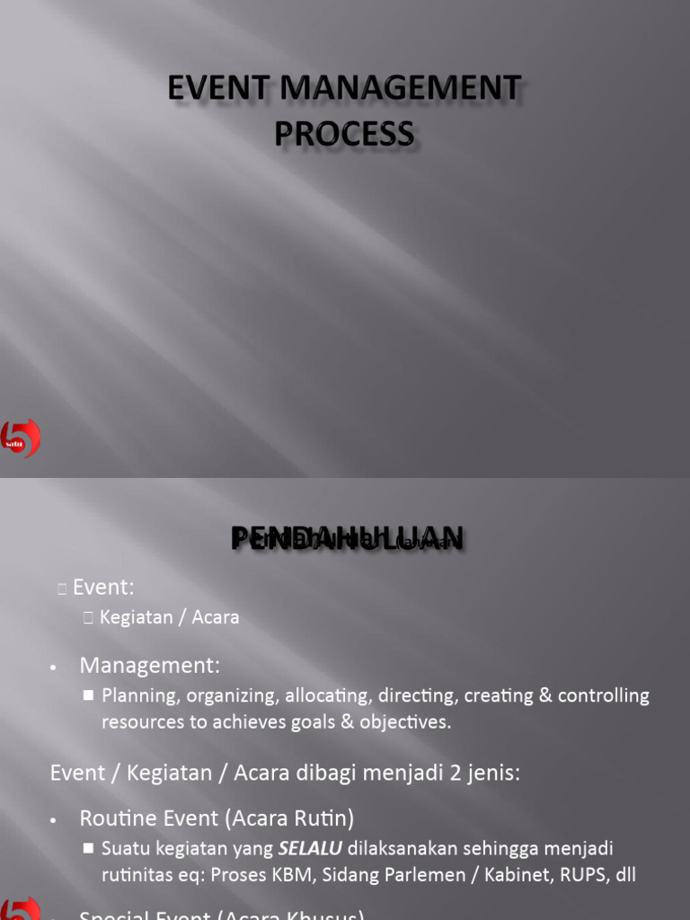 Panduan Manajemen Acara Efektif | PDF | Seni