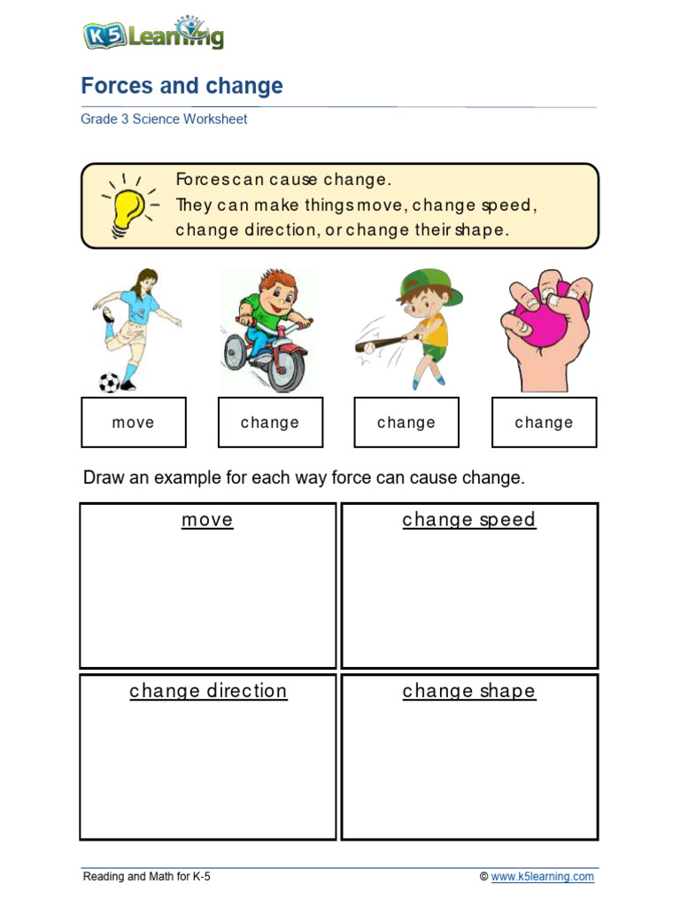 Grade 3 Force Motion B | PDF