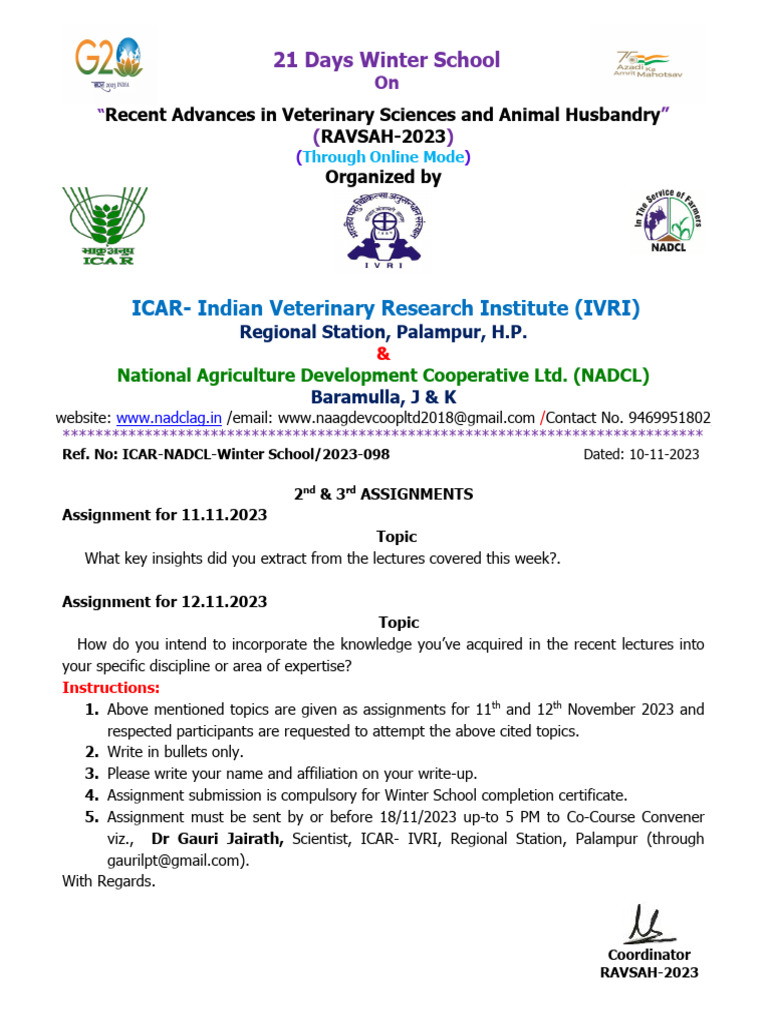 2nd & 3rd ASSIGNMENTS | PDF