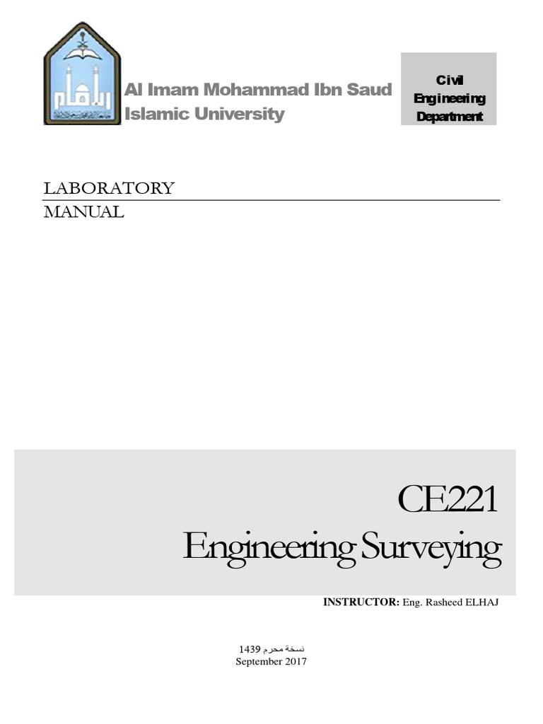 8 - Manual - Surveying Lab | PDF | Surveying | Tangent 8 - Manual - Surveying Lab | PDF | Surveying | Tangent