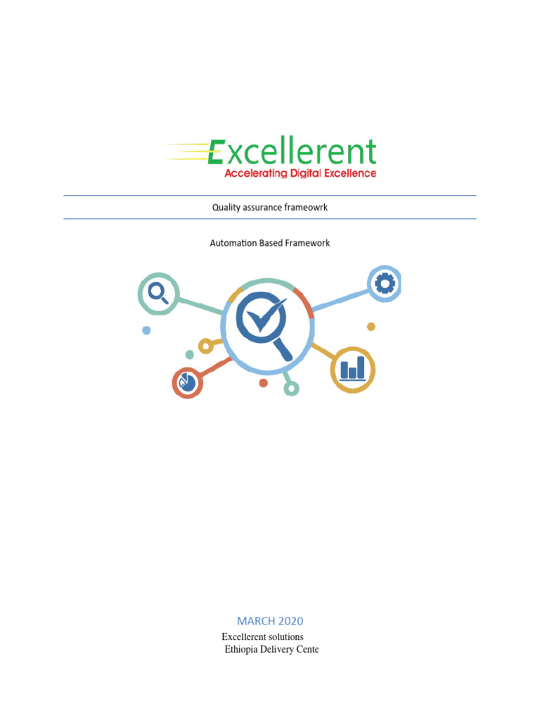 Qa Framework Pdf Software Testing Test Driven Development 