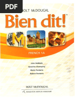 French A1 Vocabulary List | PDF | English Language | Linguistic Morphology