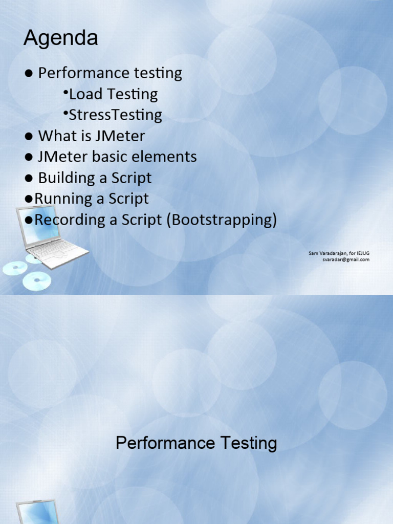 Jmeter Intro Final Pdf Software Testing Computer Science
