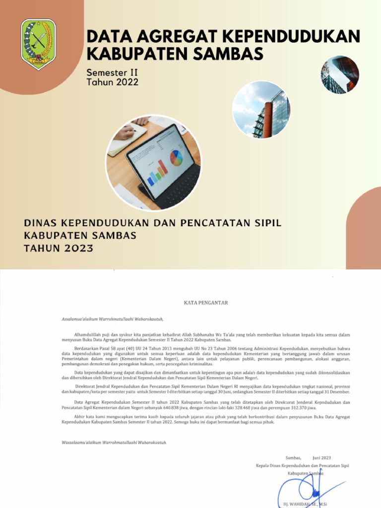Data Demografi Penduduk 2022 | PDF