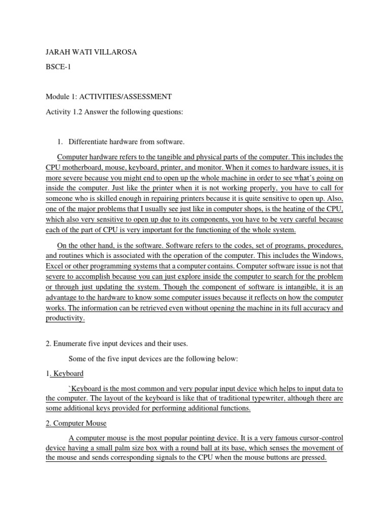 Computer | PDF | Random Access Memory | Read Only Memory