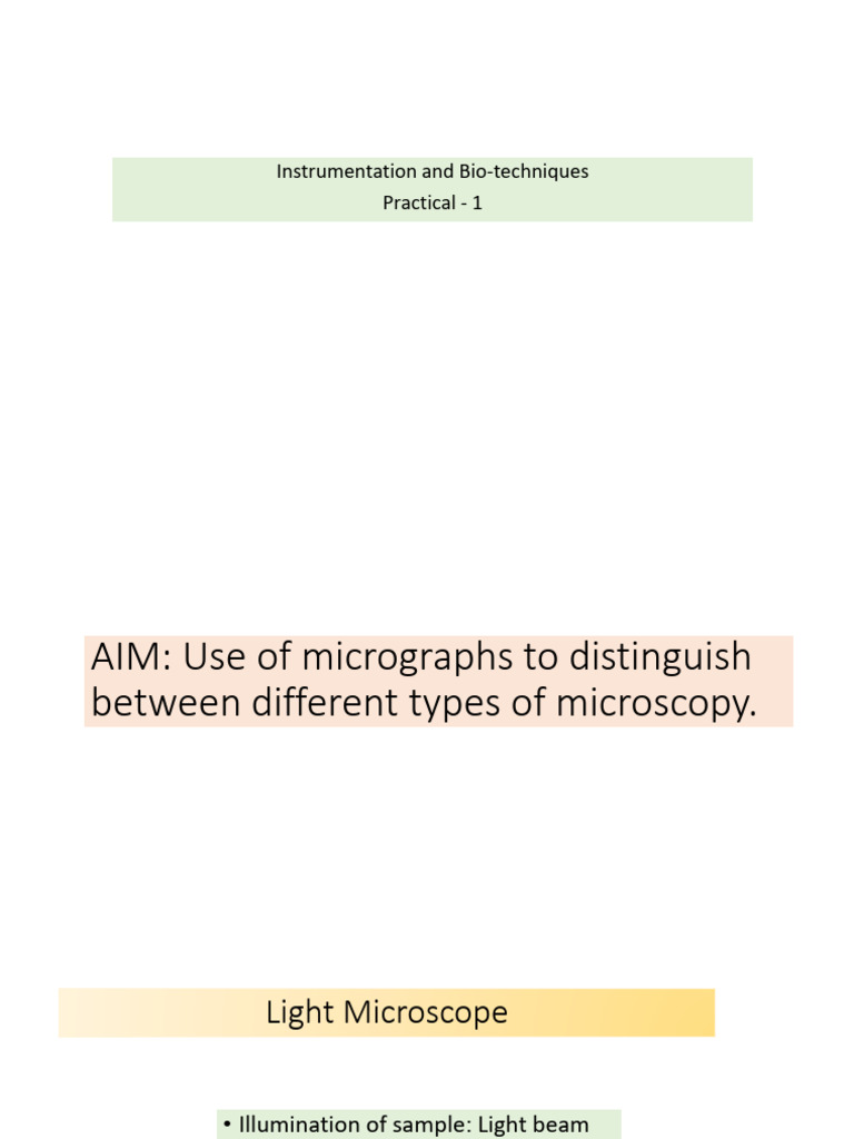 Micrographs-Types of Micros | PDF | Microscopy | Microscope