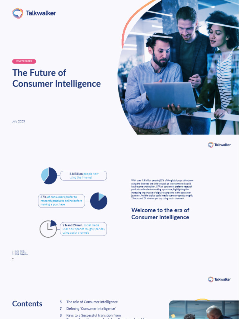 Consumer Intelligence | PDF | Marketing | Artificial Intelligence
