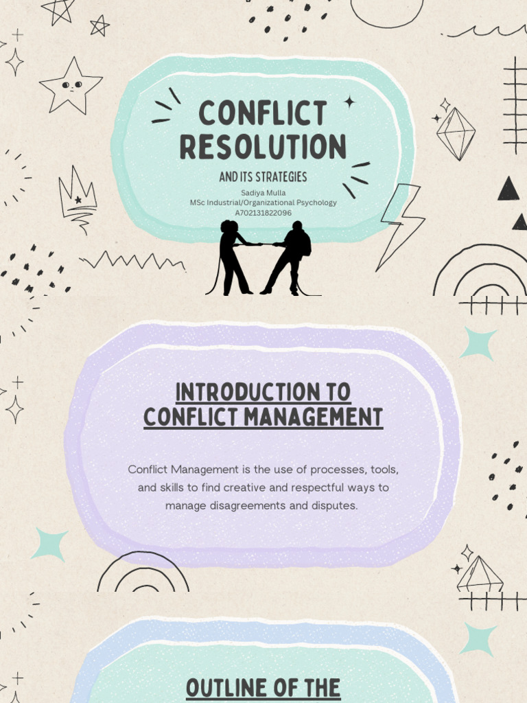 Conflict Resolution | PDF | Conflict Resolution | Behavioural Sciences