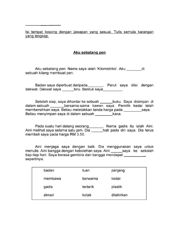 Latihan Karangan 1 Pdf