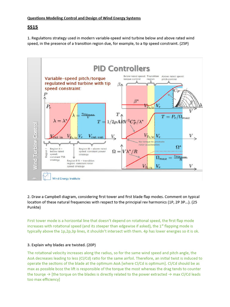 Questions Modeling Control and Design of Wind Energy Systems658 | PDF ... Questions Modeling Control and Design of Wind Energy Systems658 | PDF ...