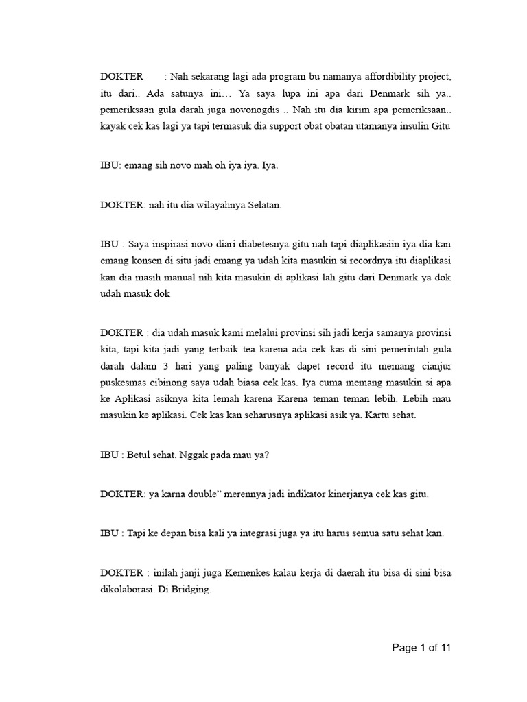 Transkript Ibu Ika | PDF