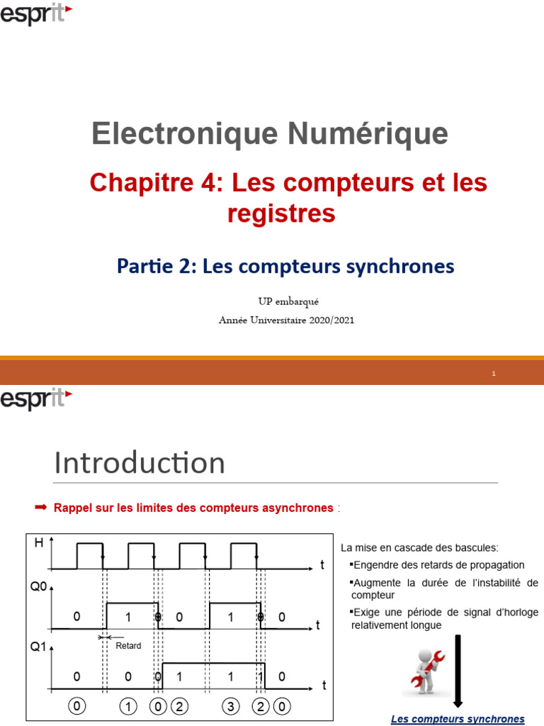 Compteurs synchrones modulo 8 JK | PDF | Design électronique | Technologie numérique