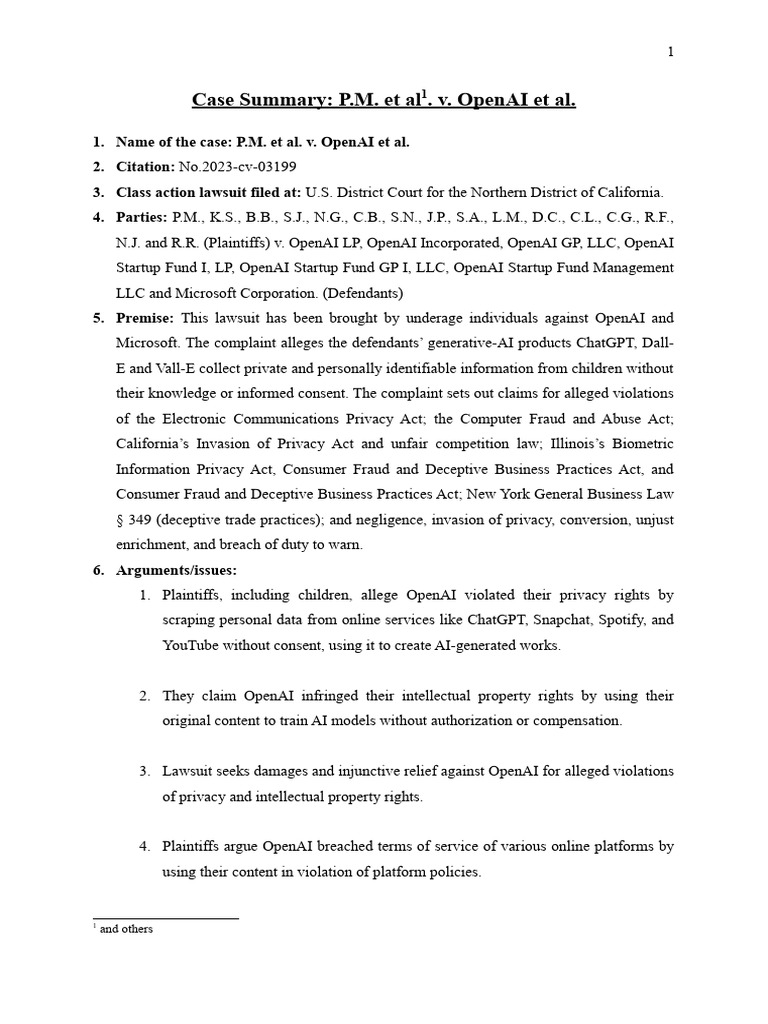 Case Summary | PDF | Artificial Intelligence | Intelligence (AI) & Semantics