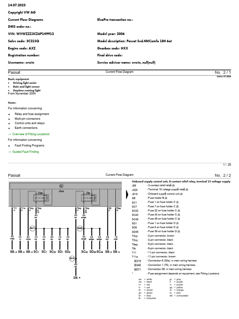 Print Wiring Diagram 5 | PDF | Headlamp | Fuse (Electrical)