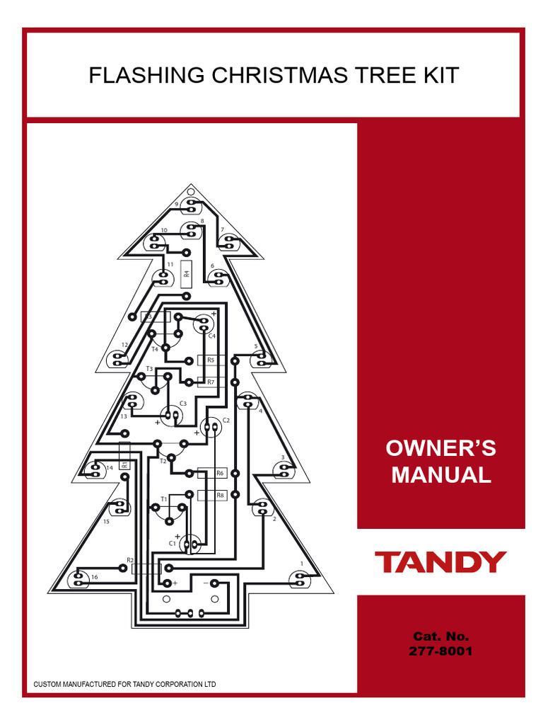 277 8001 Flashing Christmas Tree Manual | PDF | Printed Circuit Board ...