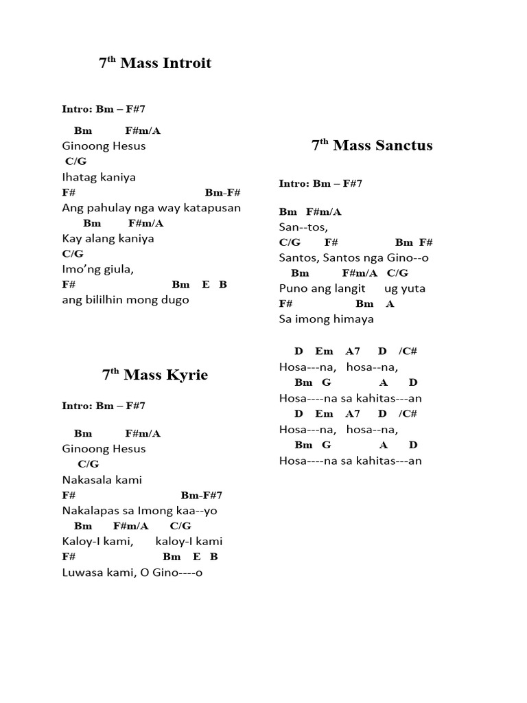 7th Mass Introit | PDF