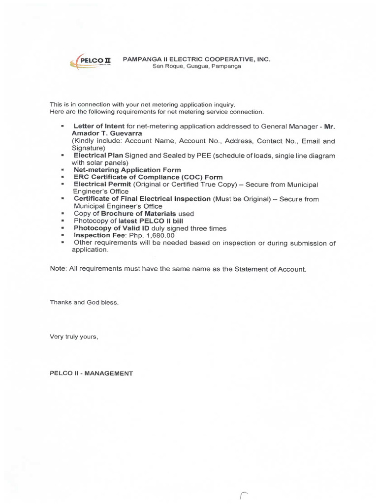 Net-Metering Requirements | PDF