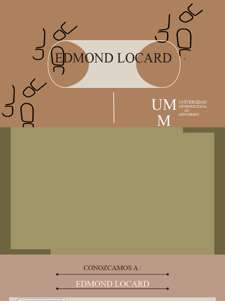 Edmond Locard | PDF | Huella dactilar | Ciencia forense