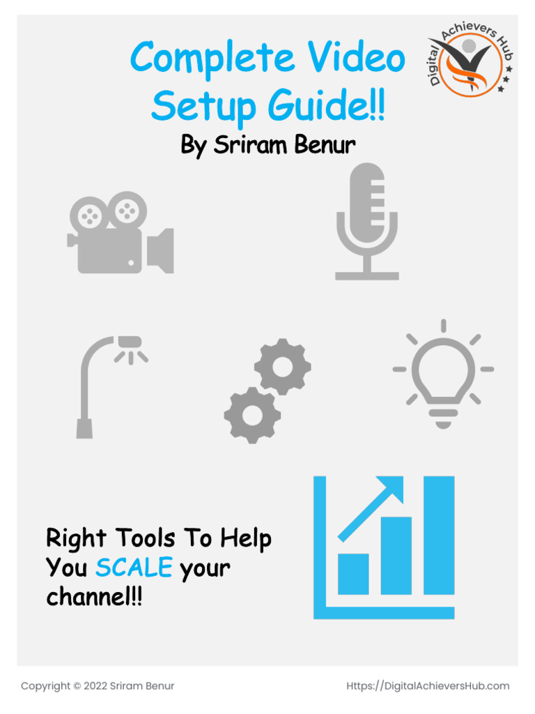 Video Setup Guide | PDF | Digital Single Lens Reflex Camera | Microphone