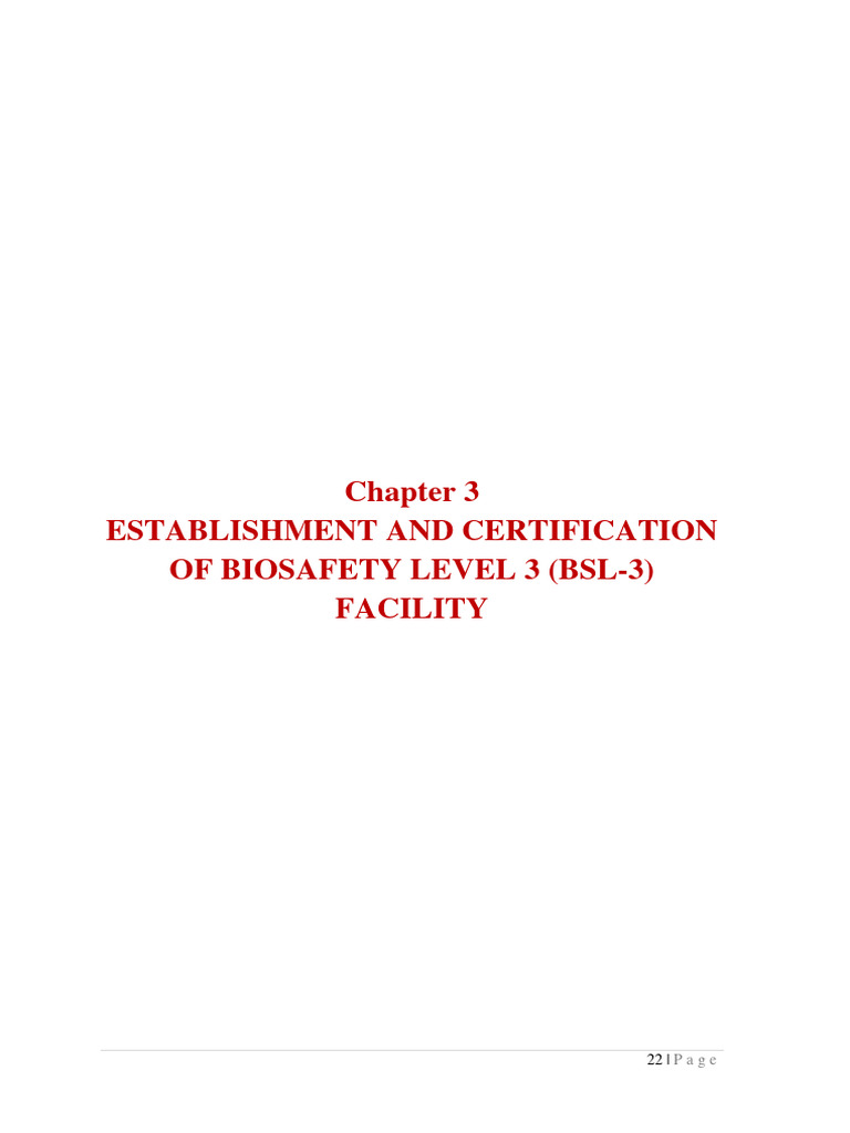 BSL2 and BSL3 and Certification-7 | PDF | Safety