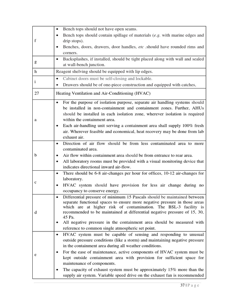 BSL2 and BSL3 and Certification-10 | PDF | Duct (Flow) | Boiler