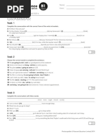 Gold Exp B1 WB Answer Key | PDF