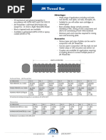 DYWIDAG GEWI Plus Threadbar Data Sheet | PDF | Screw | Building Materials