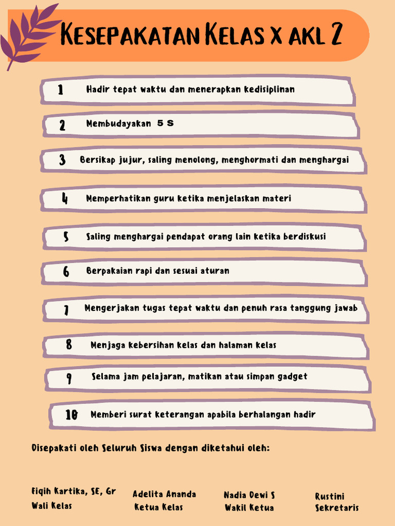 Kesepakatan Kelas Pdf