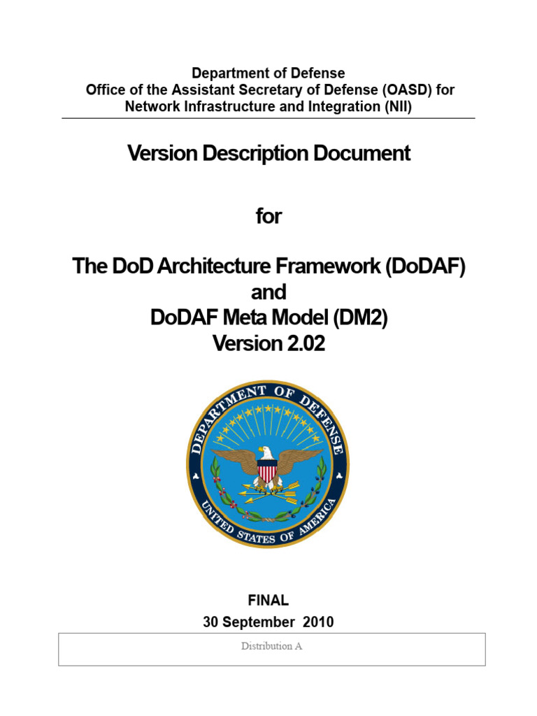 Dodaf-Dm2 v2-02 VDD | PDF | Information Technology Management | Computing