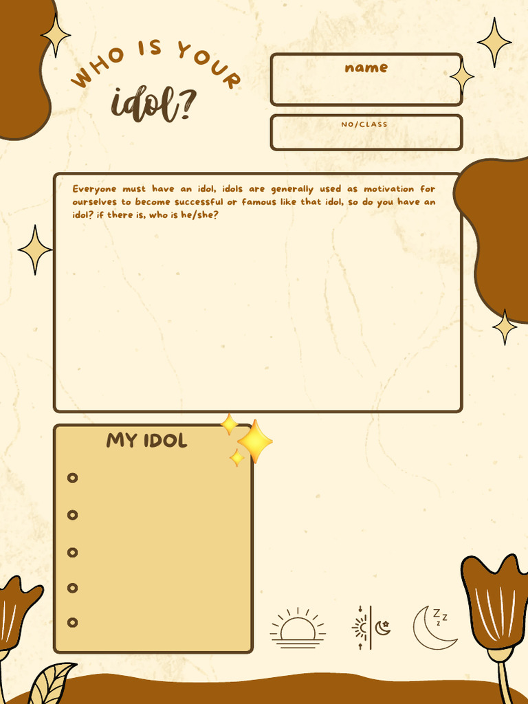 Tugas Bahasa Inggris My Idol | PDF