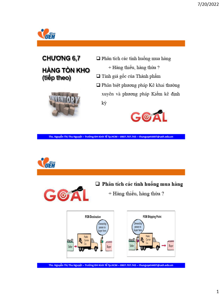 c67 - Hang Ton Kho (2022) - ĐK - 2 Slides | PDF