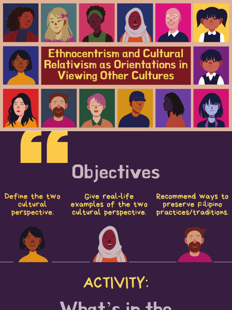 Ethnocentrism-and-Cultural-Relativism Lesson | PDF | Cultural Heritage ...