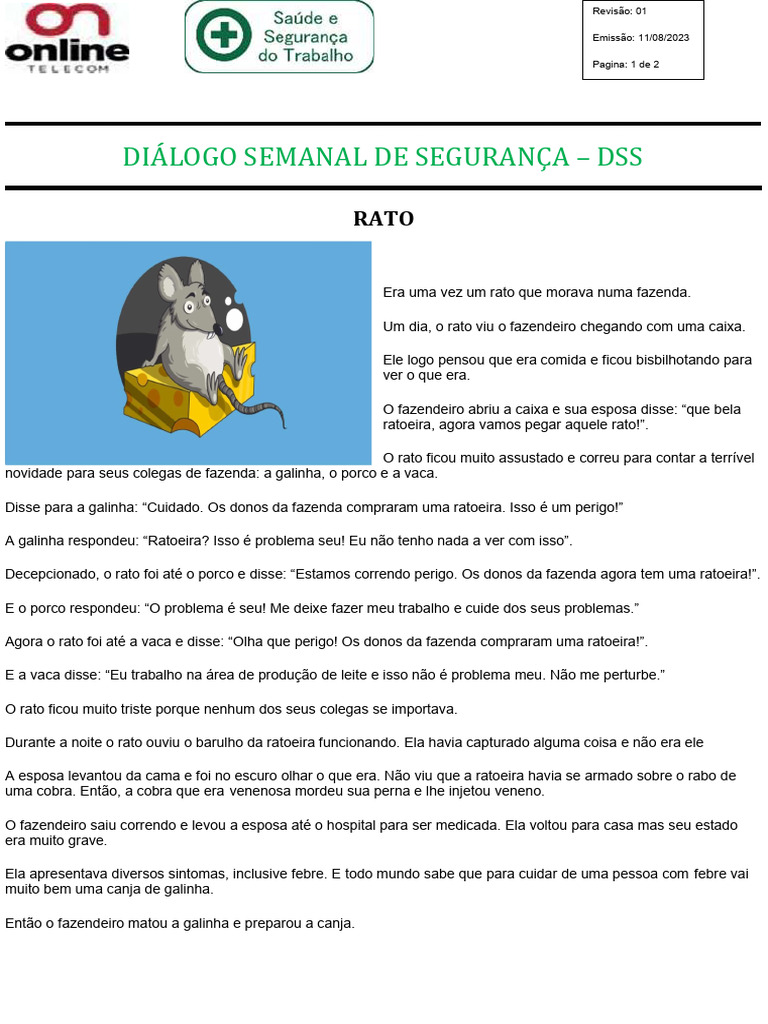 DSS - o Rato | PDF