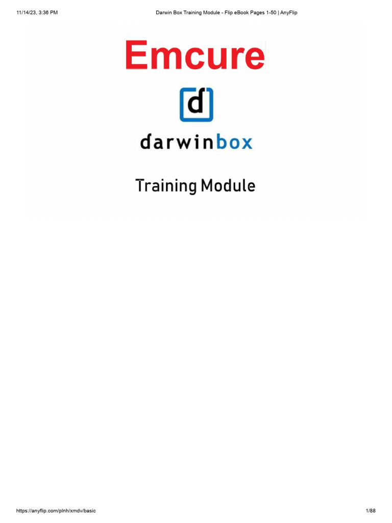 Darwin Box Training Module Overview | PDF
