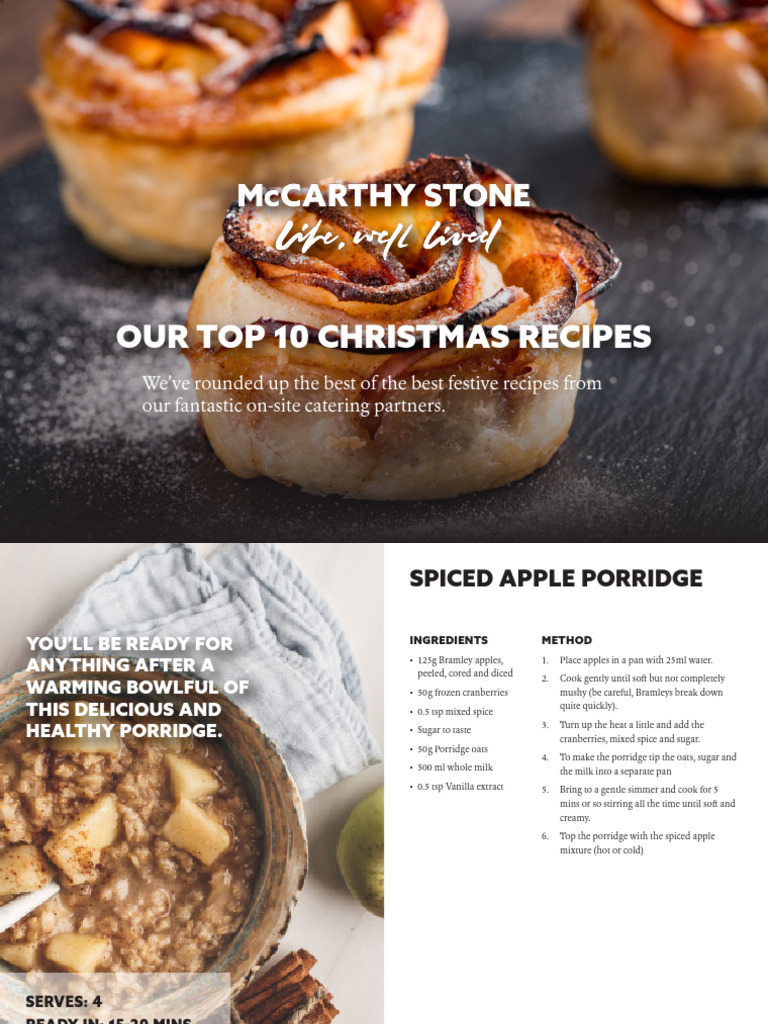 10 Christmas Recipes | PDF | Cakes | Baking