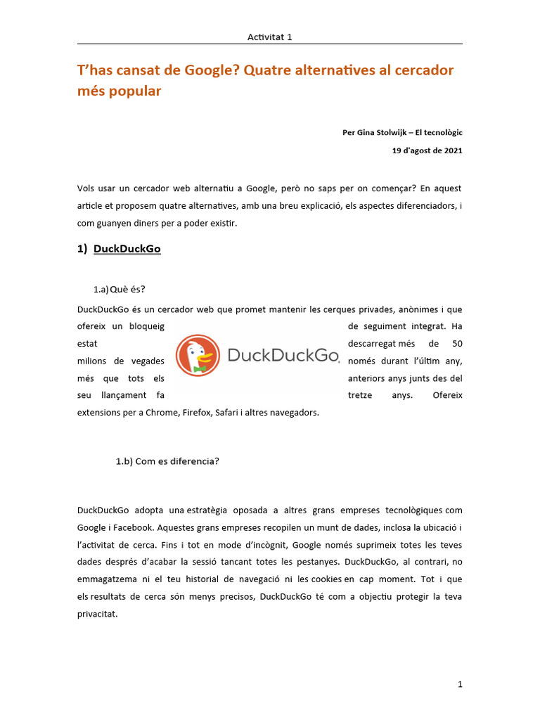 Activitat 1 Ofimática | PDF