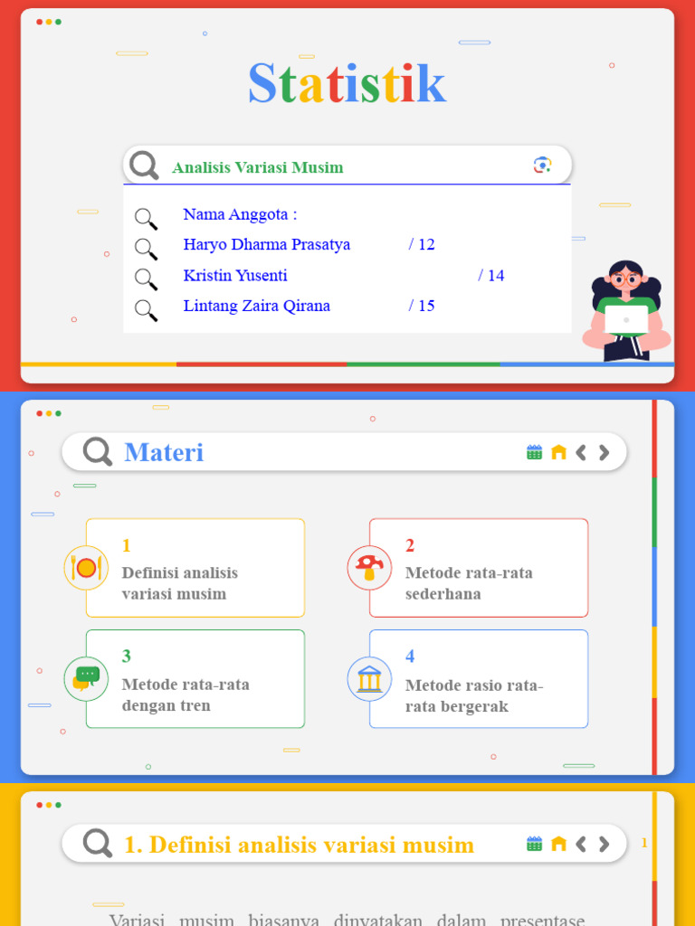 Analisis Indeks Musim dan Metode Statistika | PDF