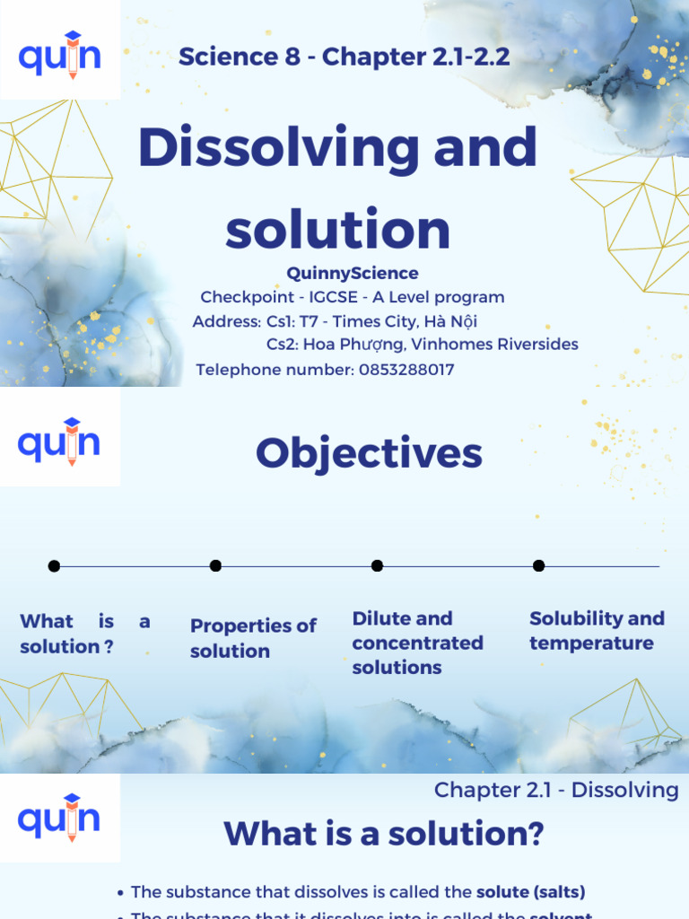 Understanding Solutions & Solubility | PDF | Solubility | Salt (Chemistry)