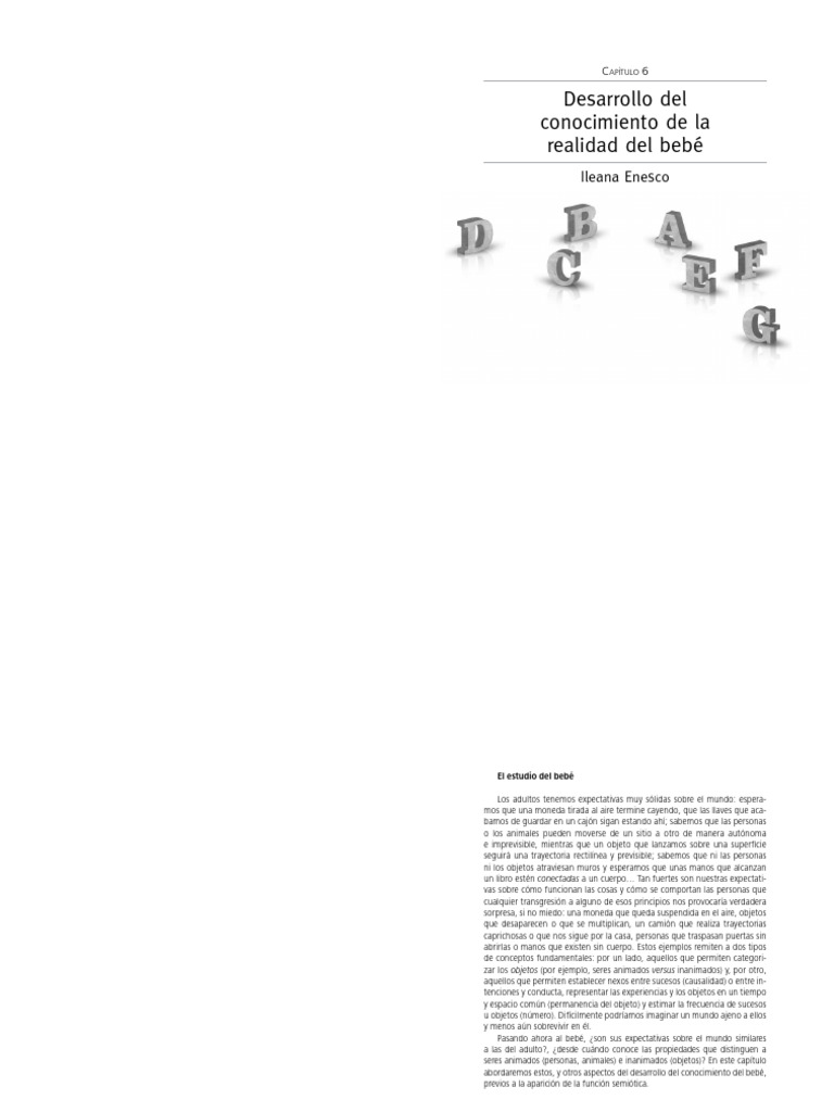 Lect. 2.3. Conocimiento Realidad - Cap | PDF | Experiencia | Aprendizaje