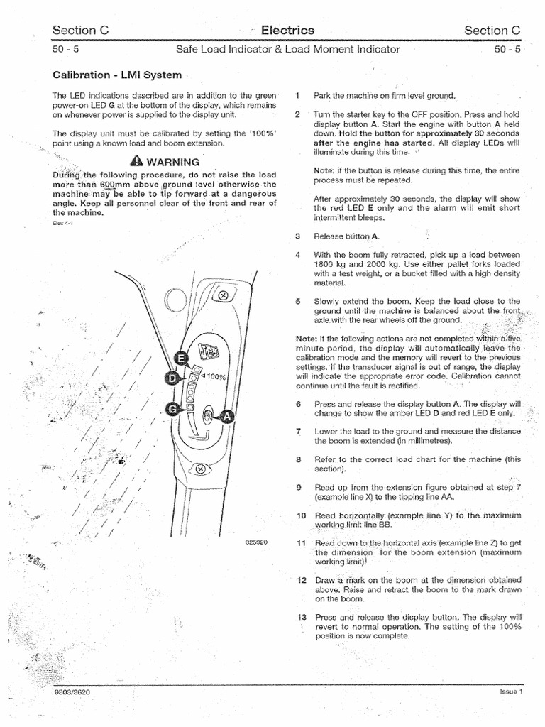 JCB 520-50 Calibration | PDF