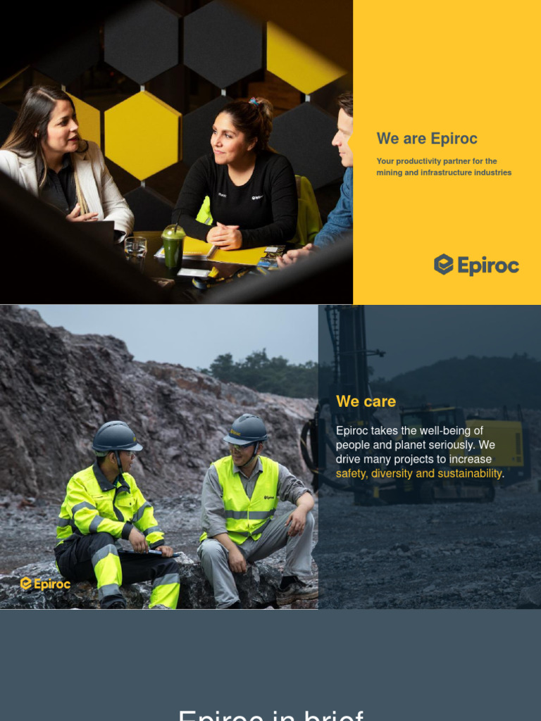 Epiroc. Presentation - en | PDF | Drilling Rig | Drilling