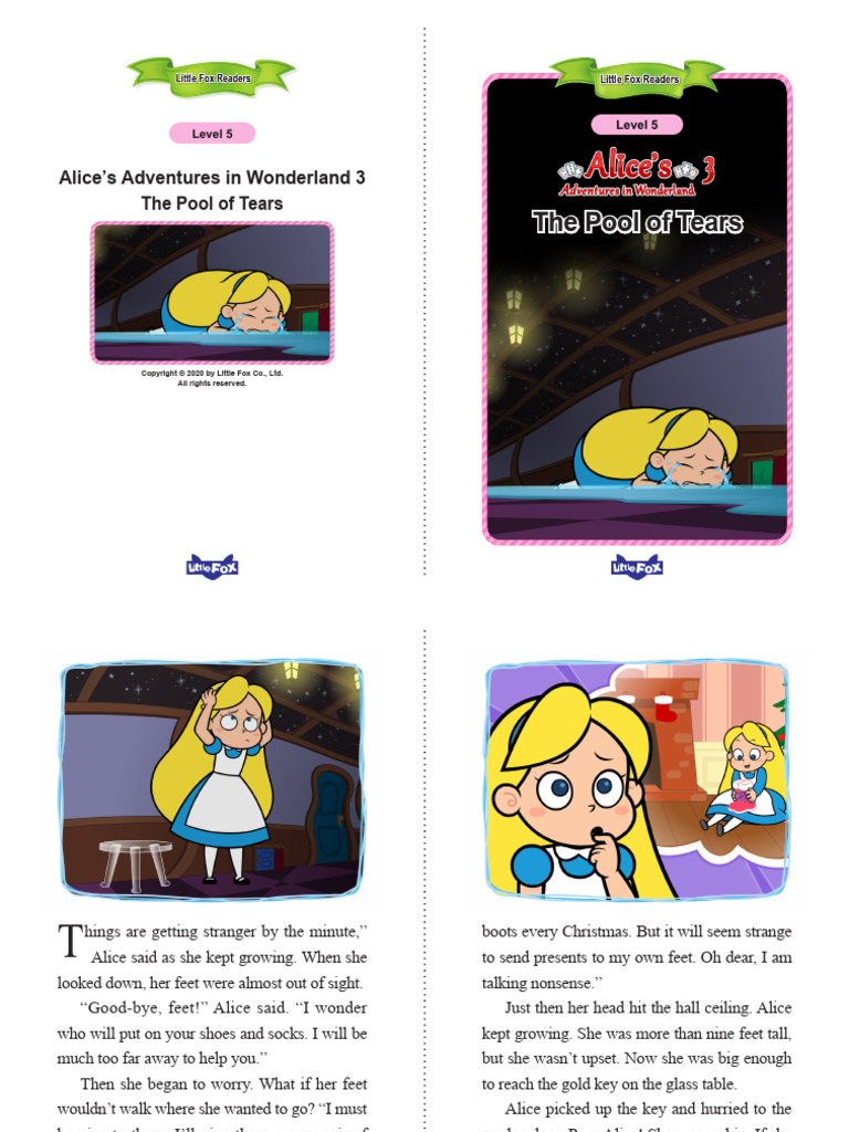 Alice's Adventures in Wonderland 3 - The Pool of Tears | PDF | Alice ...