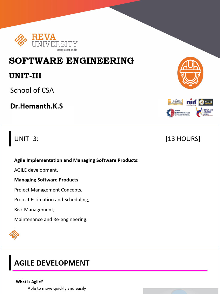 Unit 3 | PDF | Agile Software Development | Scrum (Software Development)