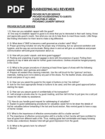 Butler Service Script for Guest Interaction | PDF