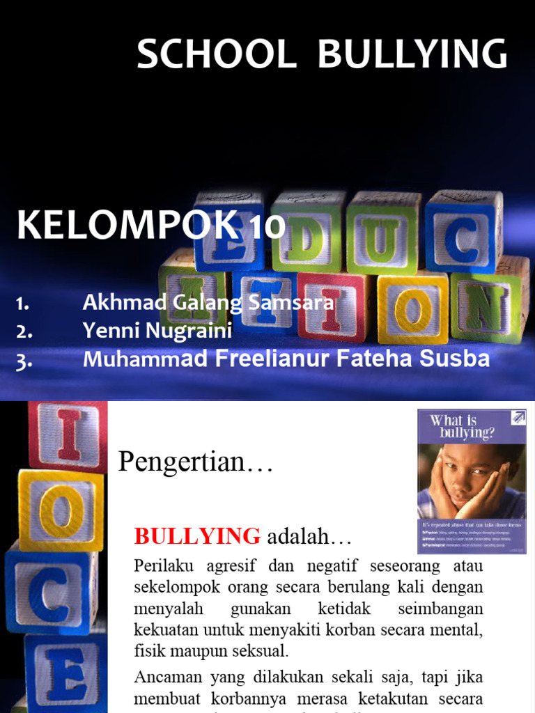 Bullying Kelompok 10 | PDF