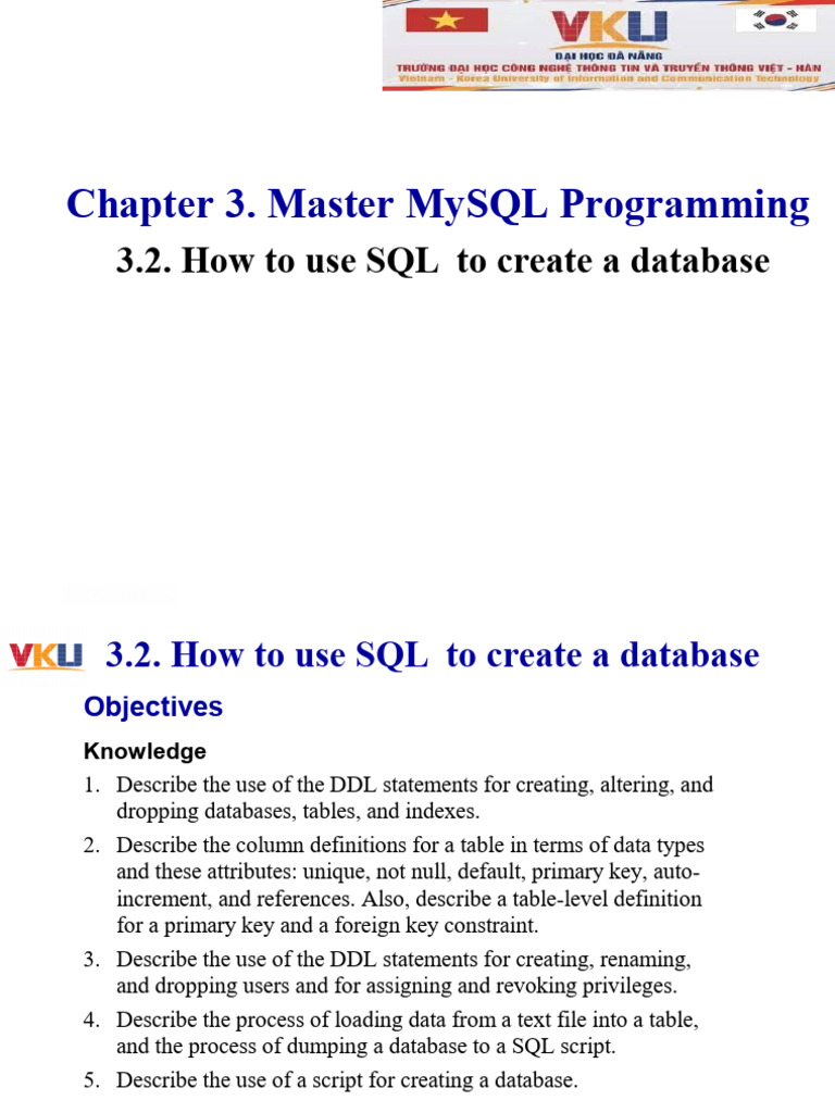 Buoi08.Master MySQL Programming (TT) | PDF | Database Index | Cybernetics