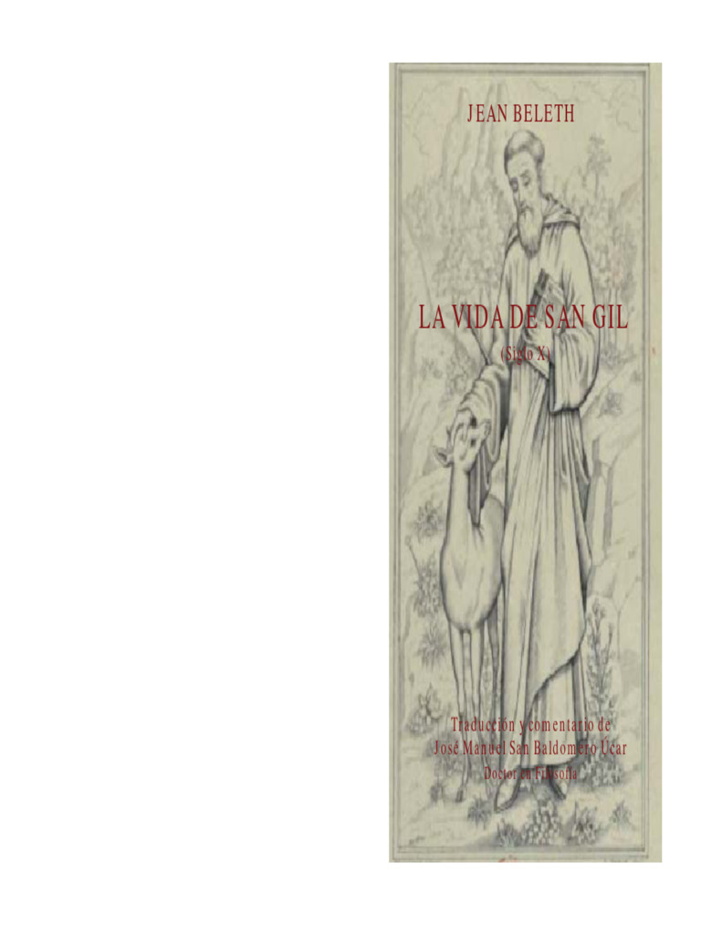 Vida de San Gil. Ultima Version | PDF | Santo | Oración