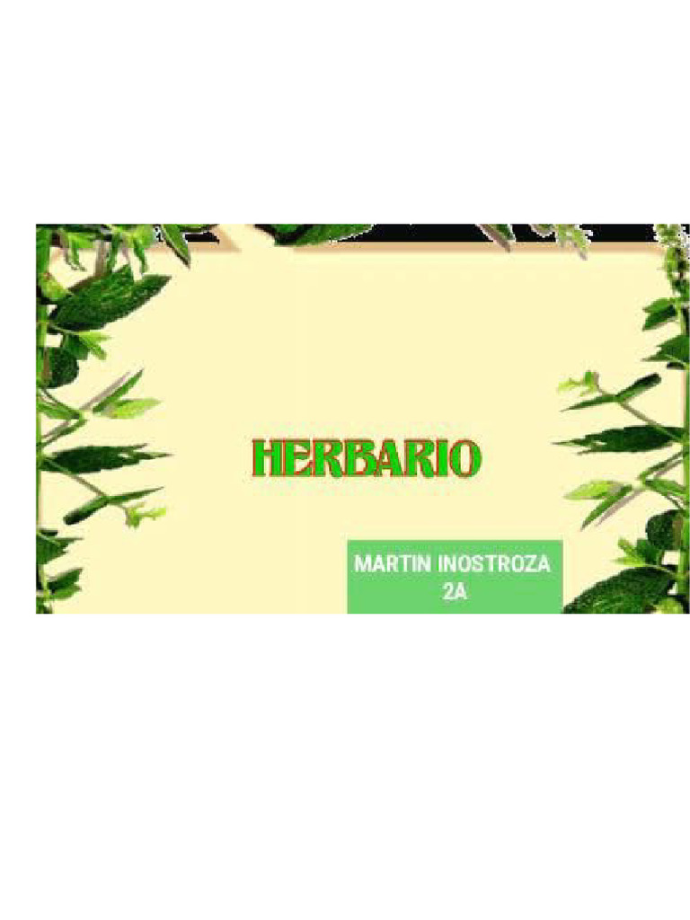 Herbario | PDF