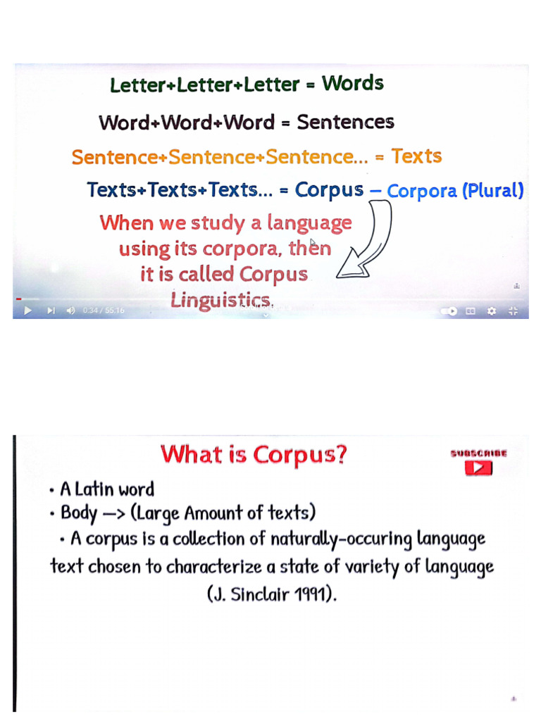 Corpus and Types | PDF