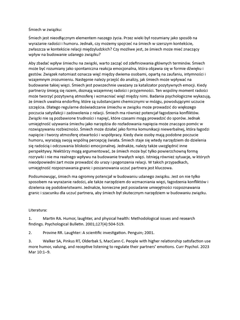 Śmiechoterapia - Smiech W Zwiazku | PDF Śmiechoterapia - Smiech W Zwiazku | PDF